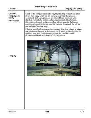 OSB Tanguay Log Mover Example | PDF