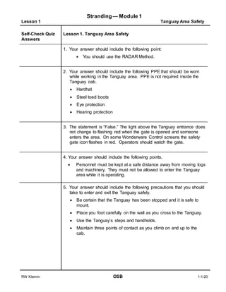 OSB Tanguay Log Mover Example | PDF