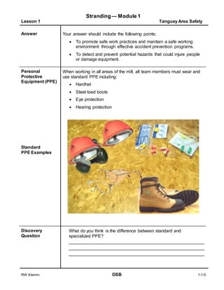 OSB Tanguay Log Mover Example | PDF