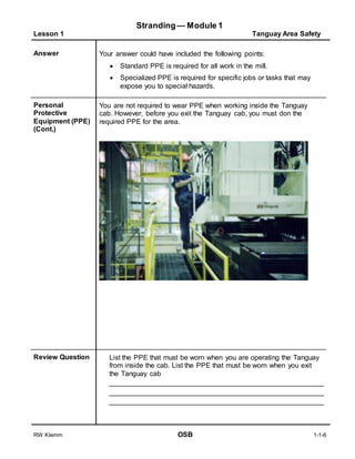 OSB Tanguay Log Mover Example | PDF