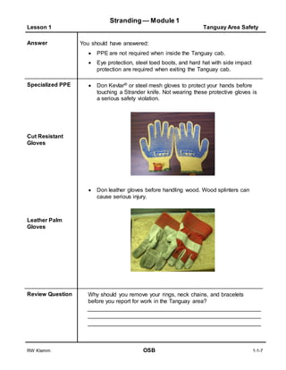OSB Tanguay Log Mover Example | PDF