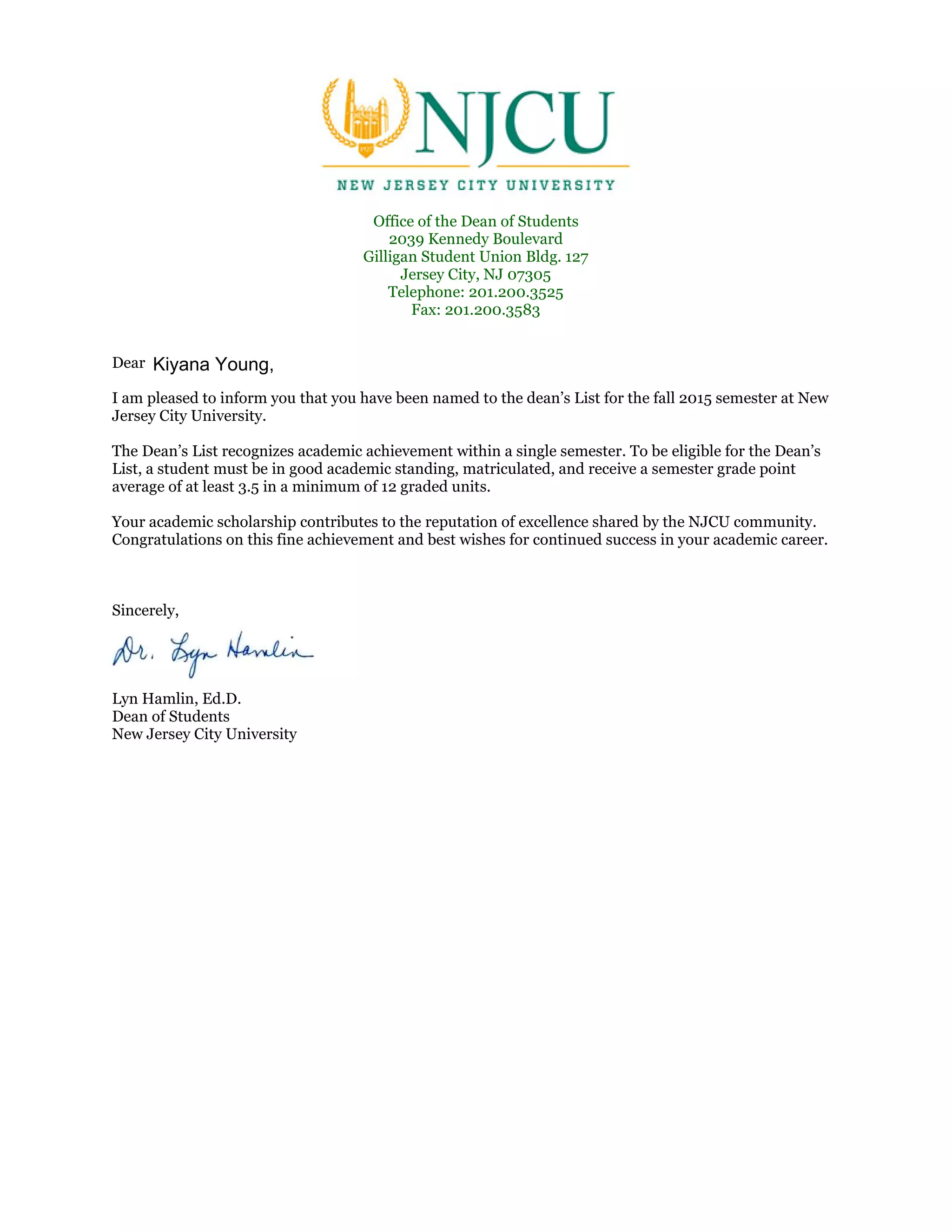 DeansListLetterFa15905_1 | PDF