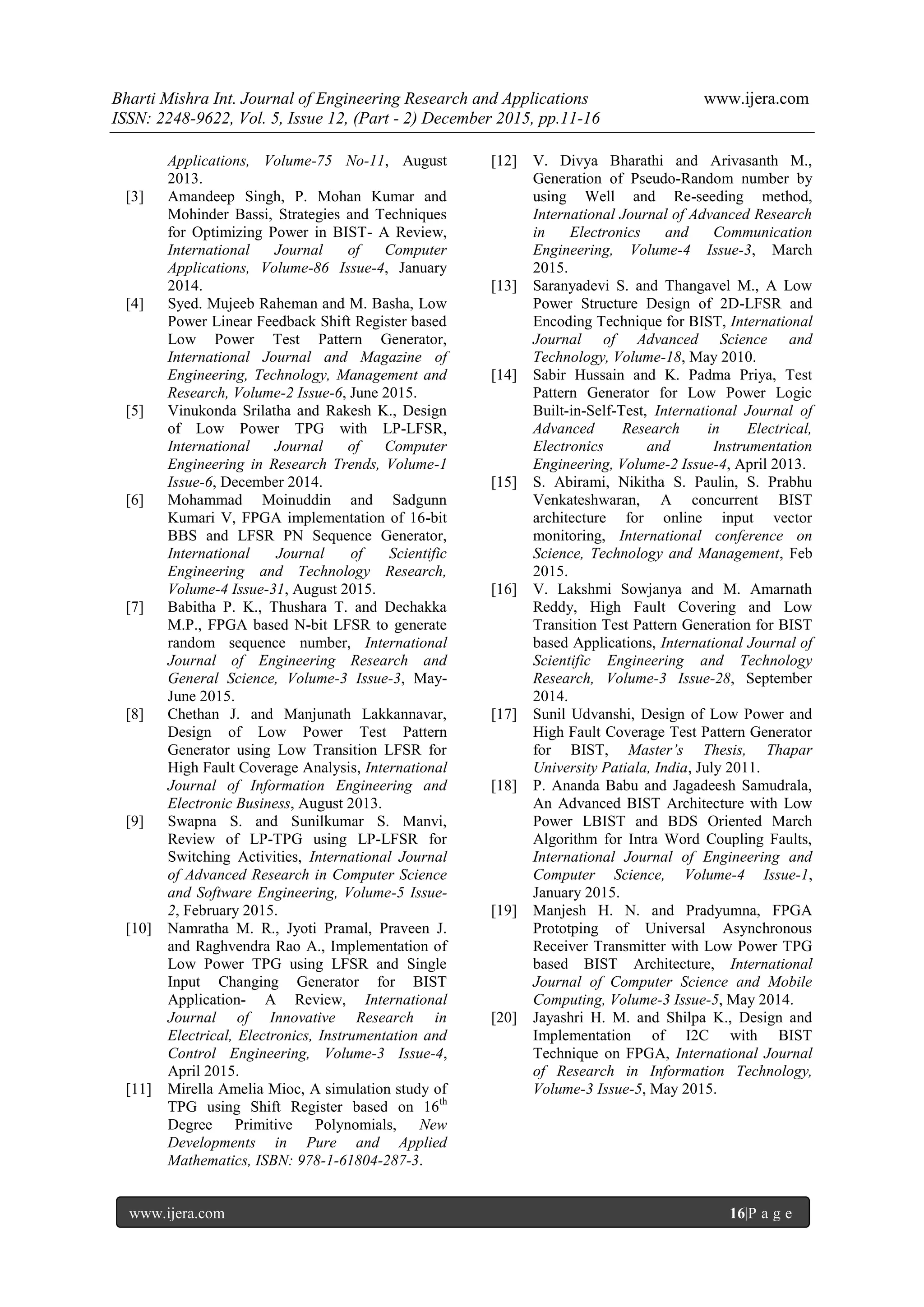 A Modified Design of Test Pattern Generator for Built-In-Self- Test ...