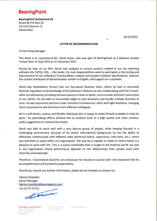 Recommendation Letter | PDF