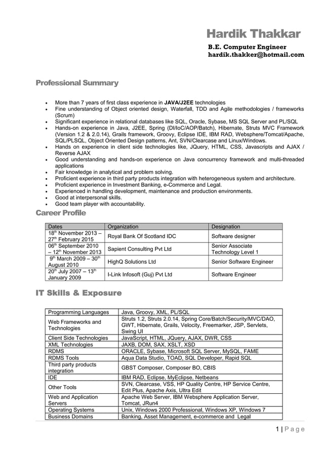 Hardik_Thakkar_Resume | PDF