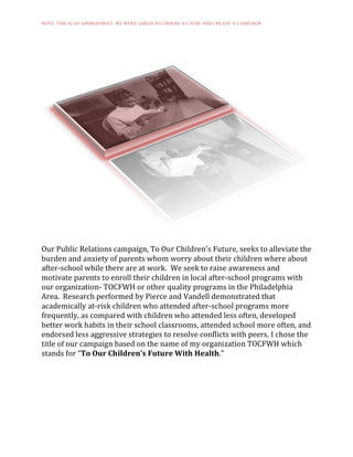 PR+Project+TOCFWH+PDF | PDF