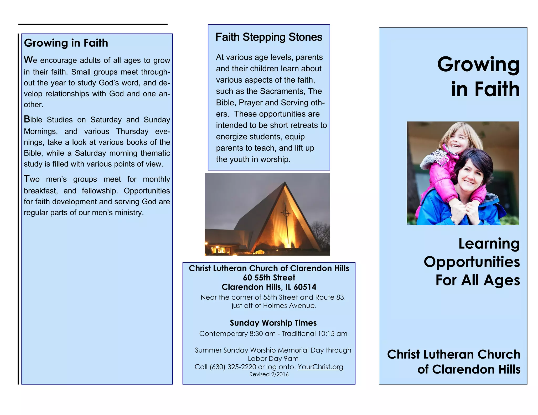 Christian Education brochure | PDF