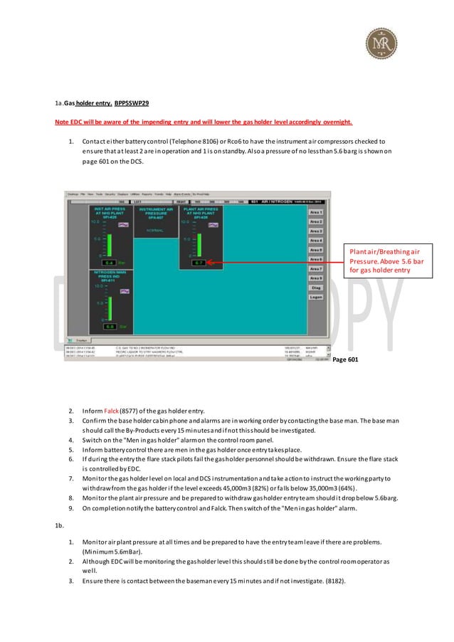 Competency Training Evidence for Panel Operator Answers | DOCX | Ice ...