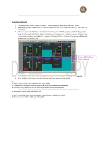 Competency Training Evidence for Panel Operator Answers | DOCX | Ice ...