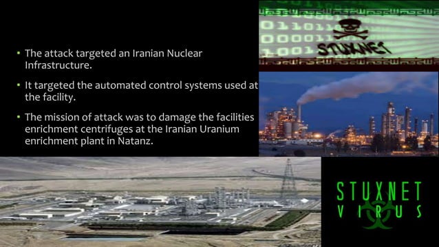 The Stuxnet Virus FINAL | PPTX