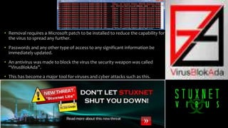 The Stuxnet Virus FINAL | PPTX