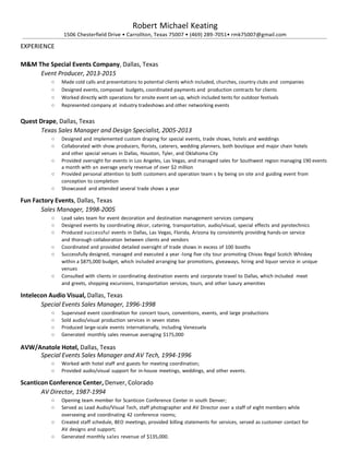 RMK resume | PDF