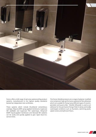 FOSROC General-Building-Brochure | PDF