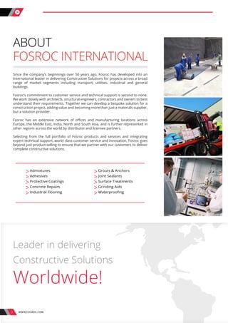 FOSROC General-Building-Brochure | PDF