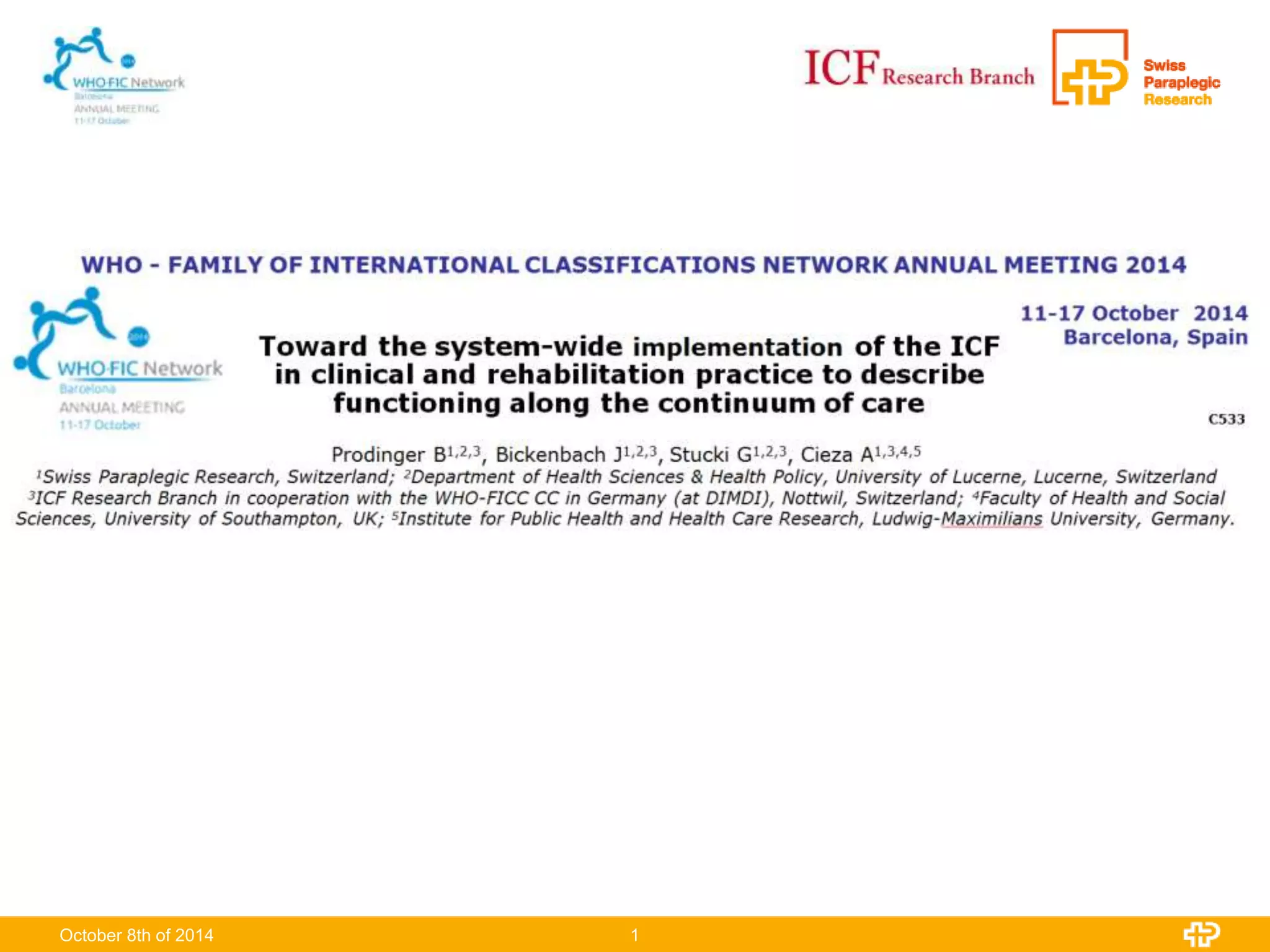 C533 prodinger et al towards system wide implementation of the icf in ...