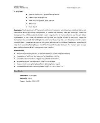 Resume_Hitesh | DOCX