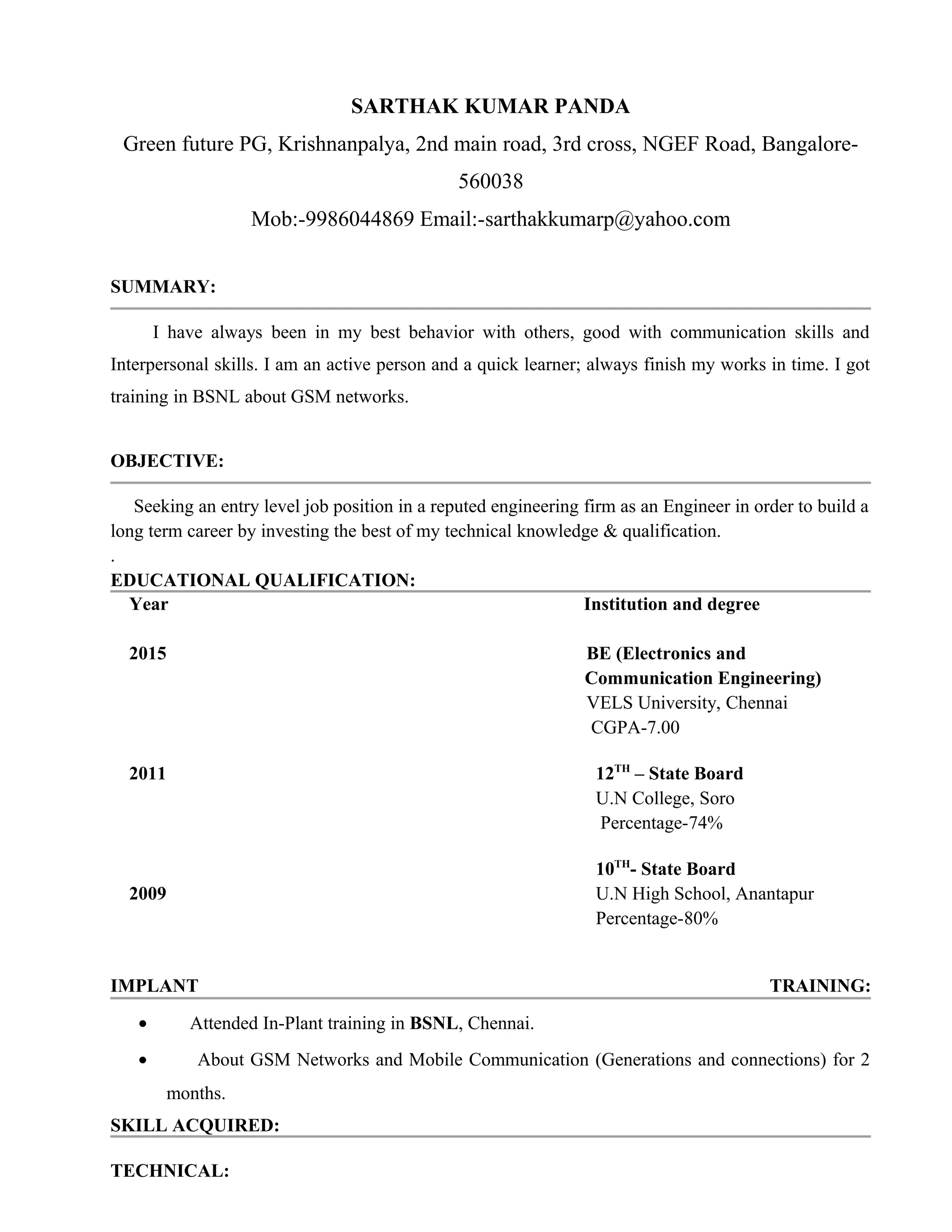 Sarthak Kumar Panda Pdf