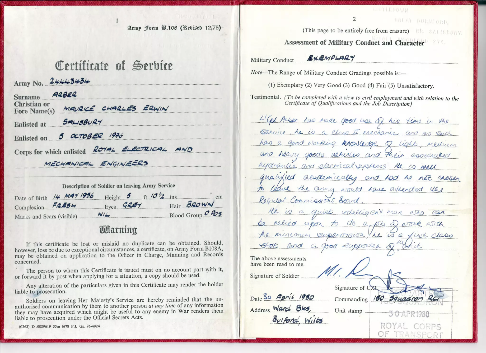 Military Discharge | PDF