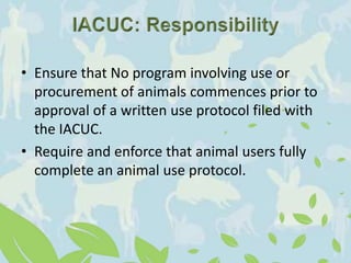 QF_IACUC_2010 | PPTX | Biological Sciences | Science