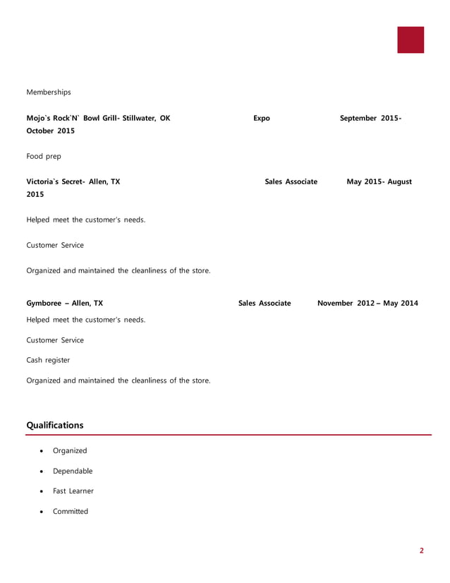 Caroline's Resume | DOCX | Education