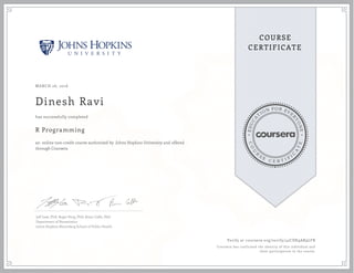 Coursera 42CDK9AR9LFB | PDF