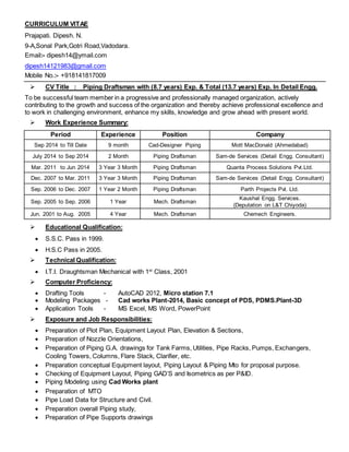 CV-Dipesh | PDF