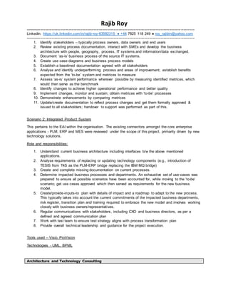 Rajib Roy -My CV | DOCX