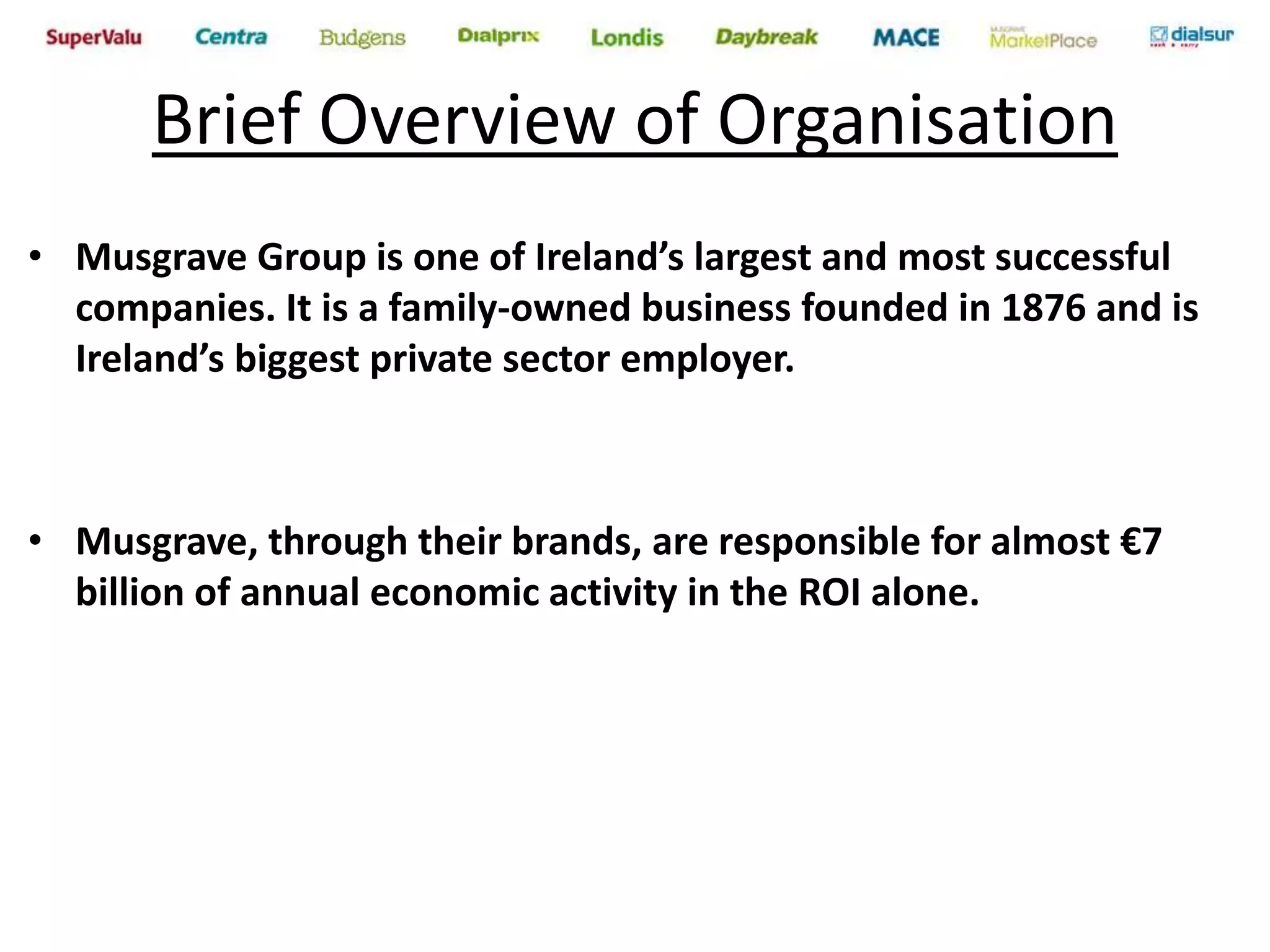 Musgrave Group Presentation | PPTX