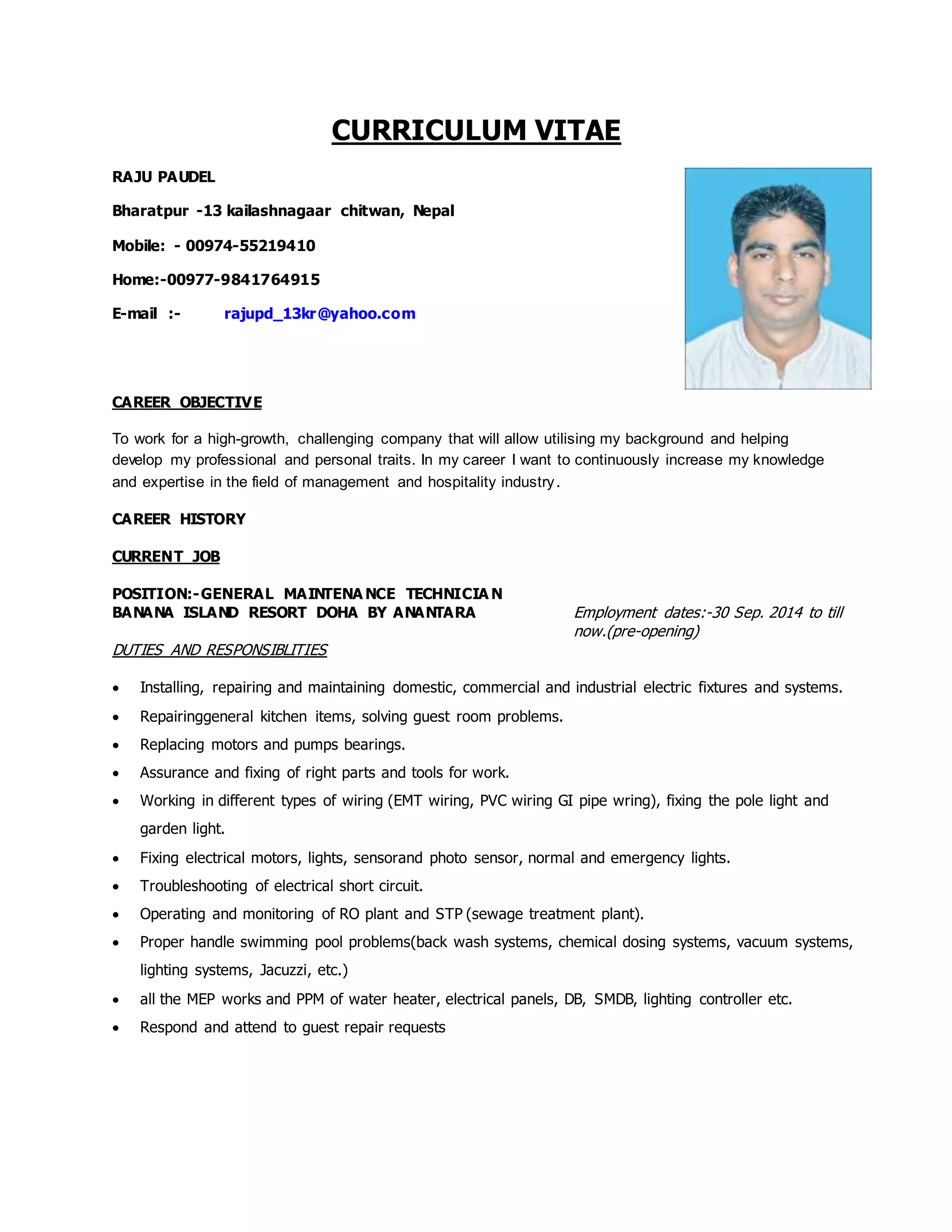 cv raju123 (1) | PDF