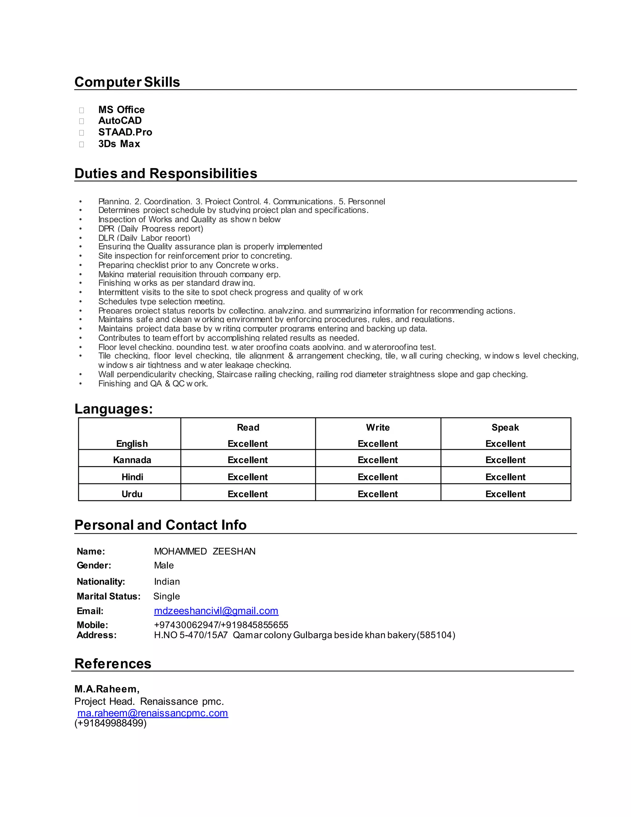 Zeeshan 2014 resume (tadmur | DOCX