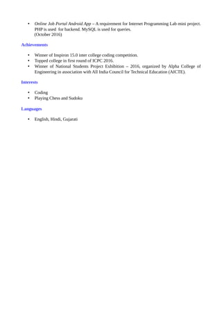 Ankit Shah_resume | PDF