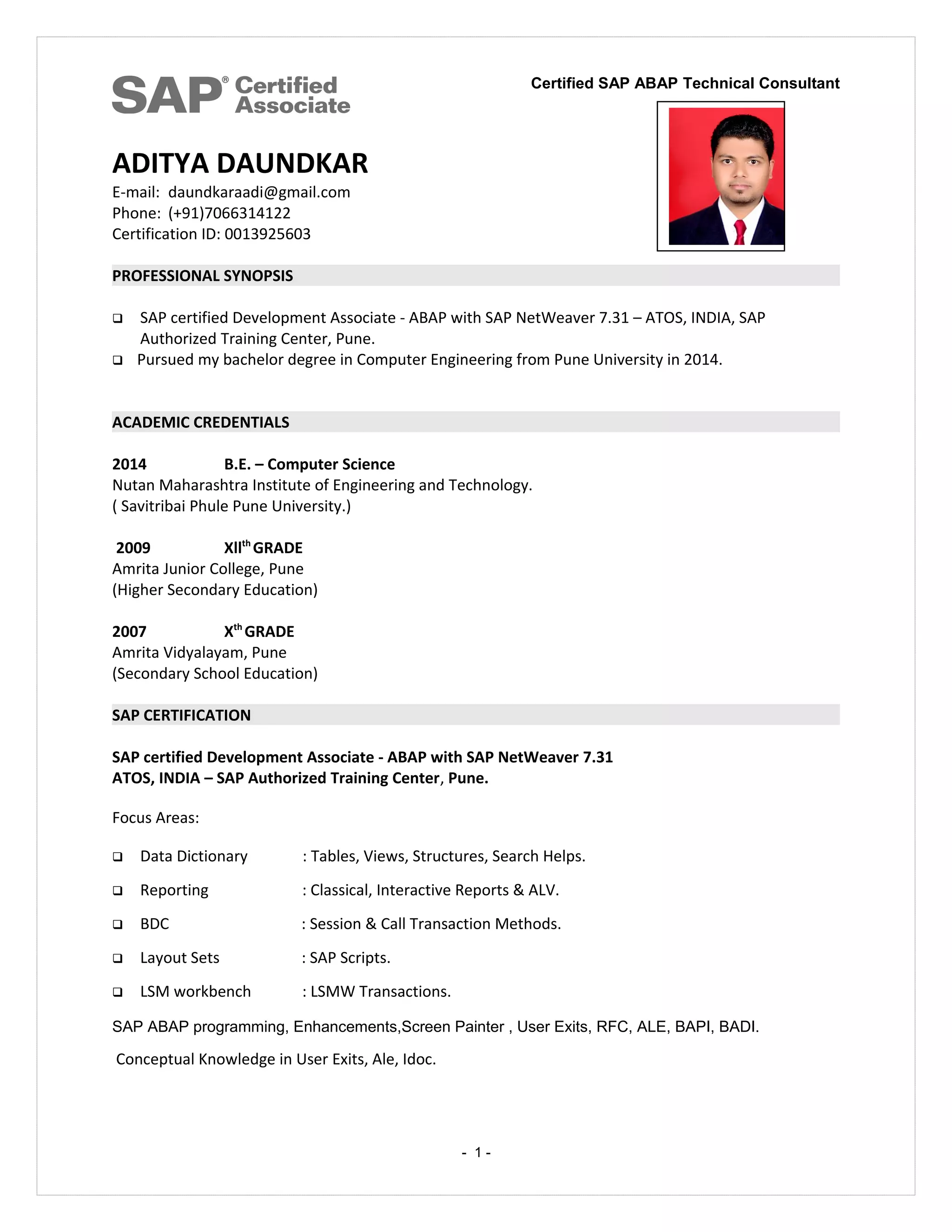 ABAP_Aditya Daundkar | DOC