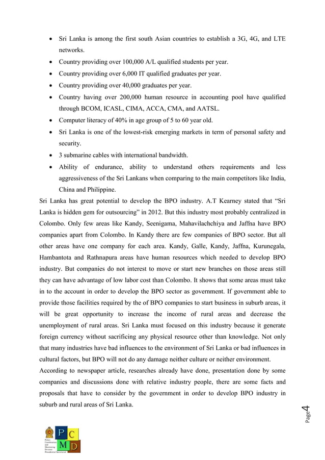 project proposal - BPO