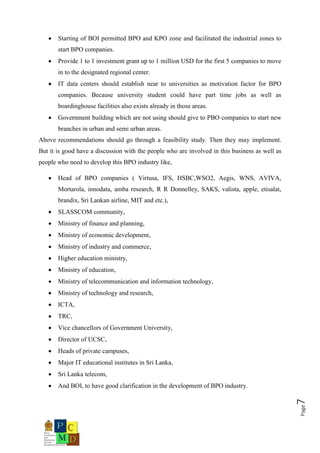 project proposal - BPO | PDF