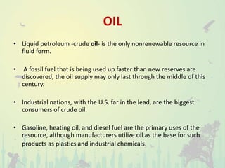Natural resources renewable and non renewable | PPTX
