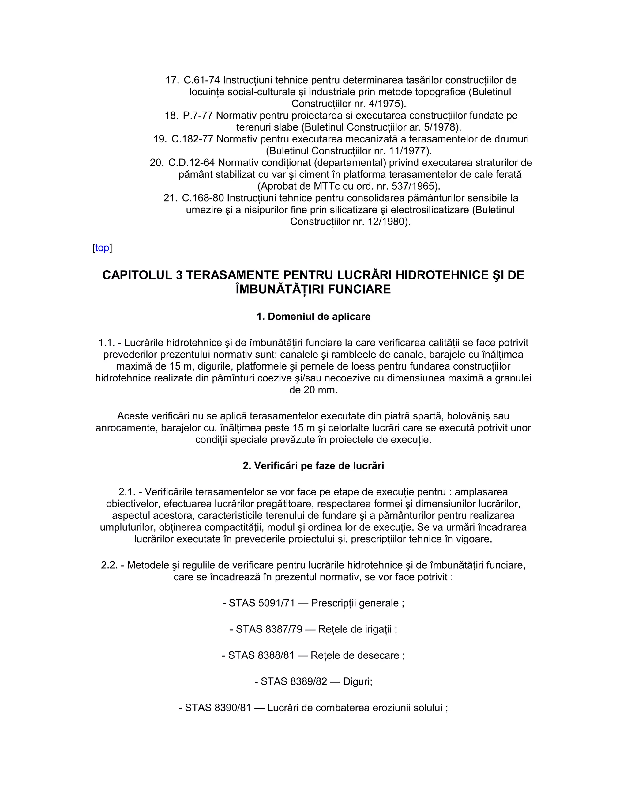 C 56 85 normativ pentru verificarea calităţii şi recepţia lucrărilor de ...