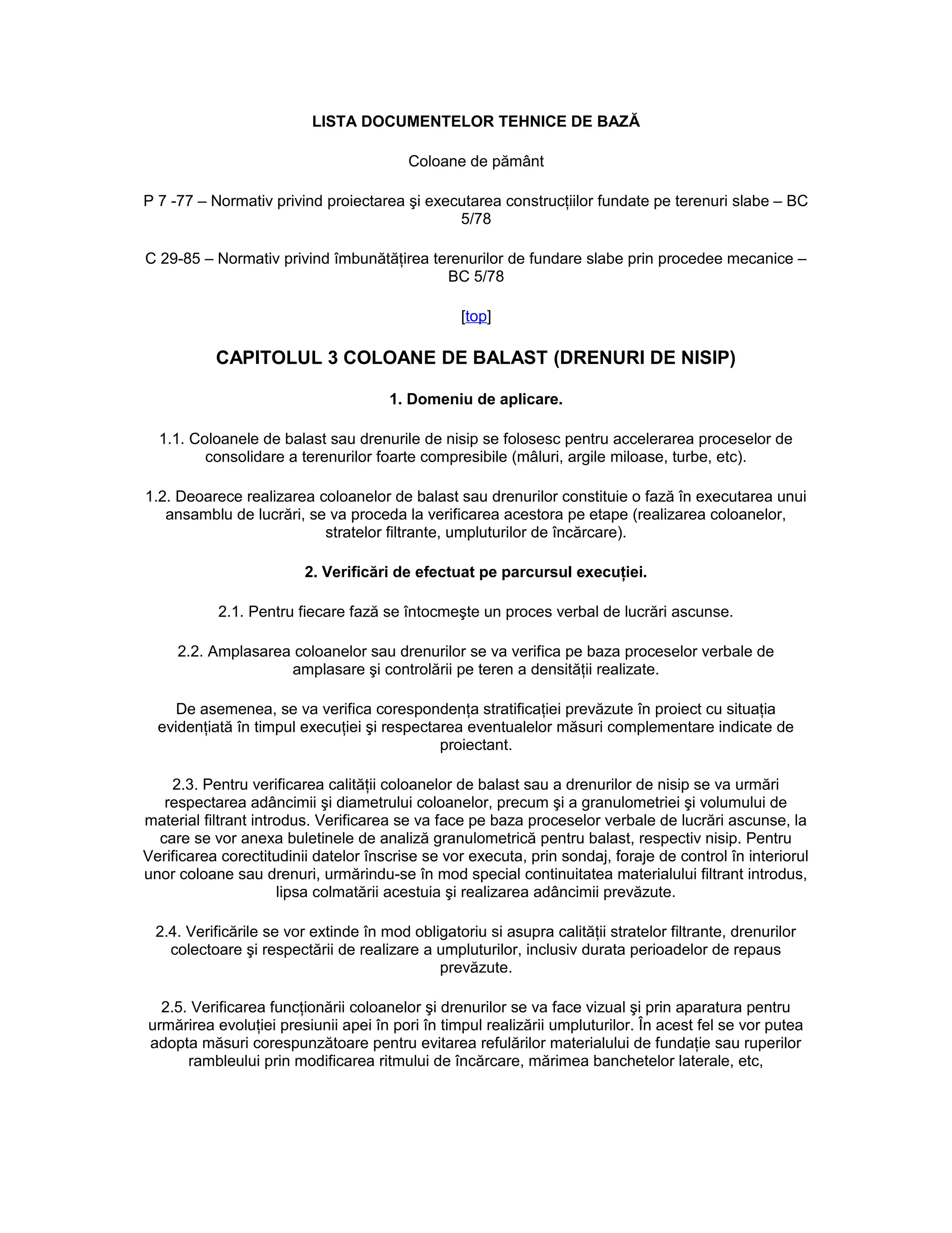 C 56 85 normativ pentru verificarea calităţii şi recepţia lucrărilor de construcţii şi ...