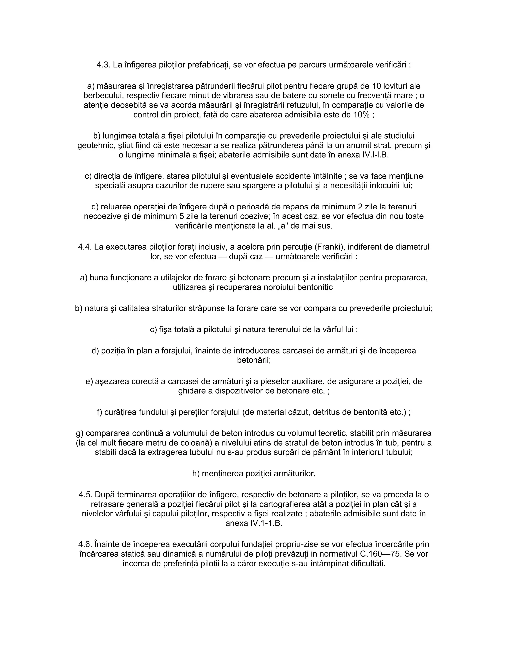 C 56 85 normativ pentru verificarea calităţii şi recepţia lucrărilor de ...