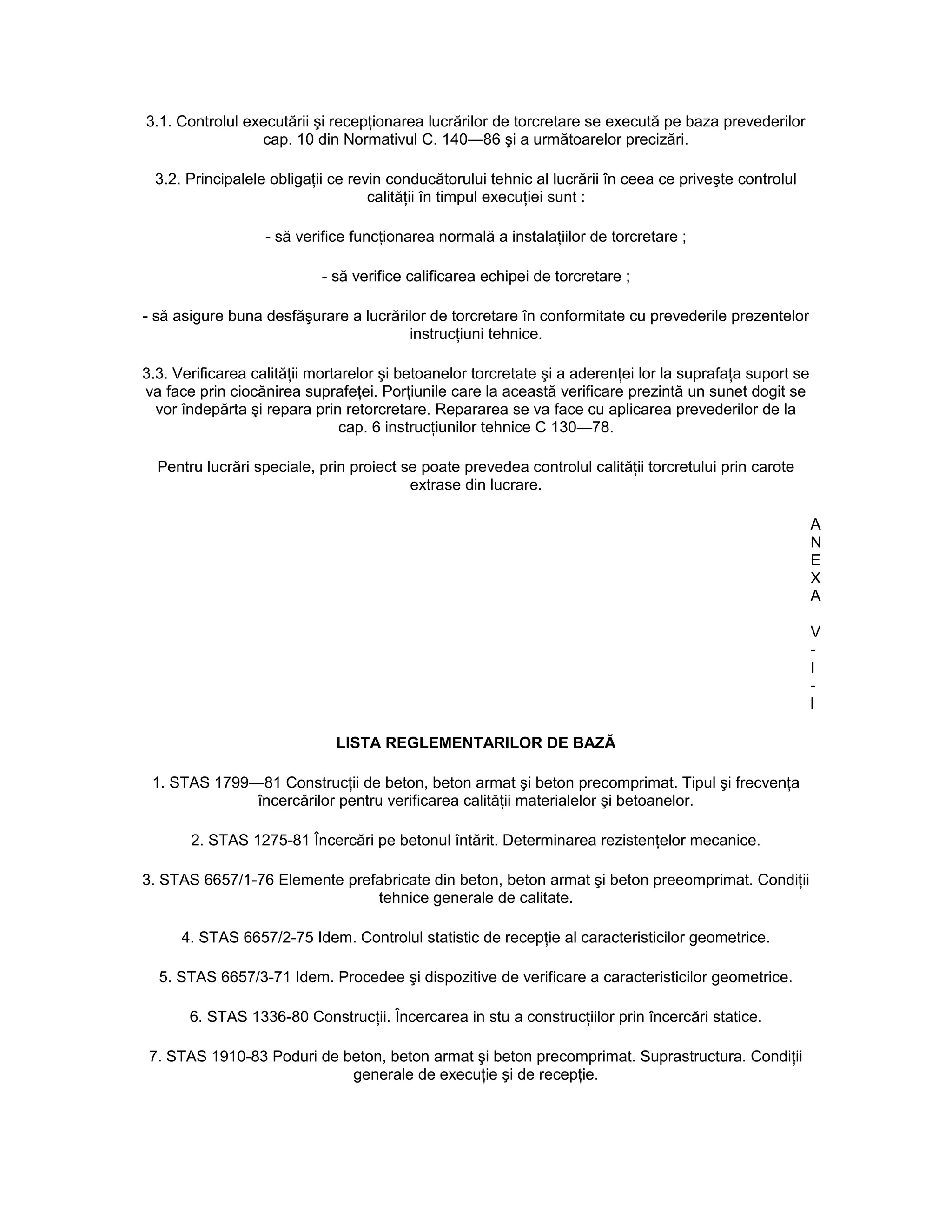 C 56 85 normativ pentru verificarea calităţii şi recepţia lucrărilor de ...