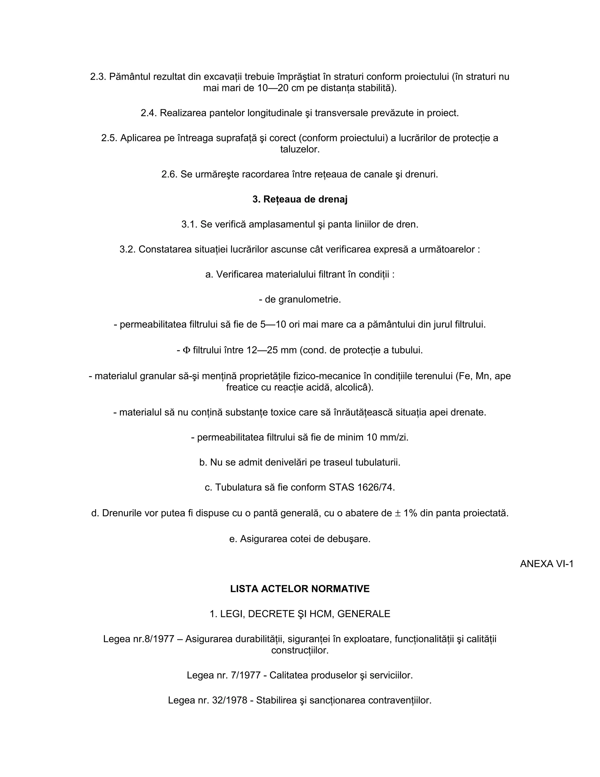 C 56 85 normativ pentru verificarea calităţii şi recepţia lucrărilor de ...