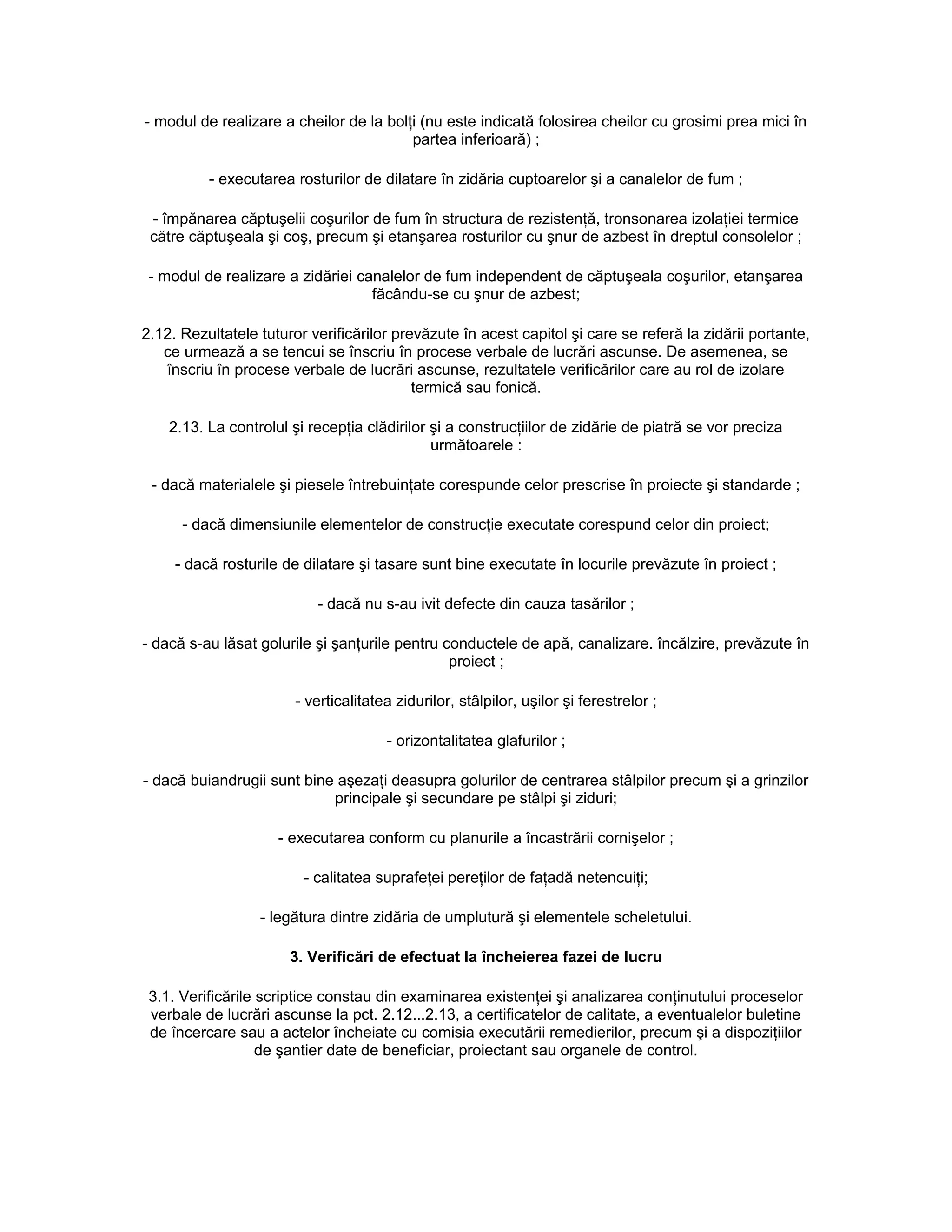 C 56 85 normativ pentru verificarea calităţii şi recepţia lucrărilor de construcţii şi ...