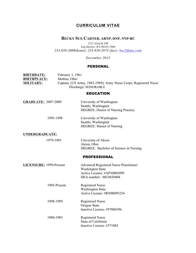 Carter_Becky_CV-2015 | PDF