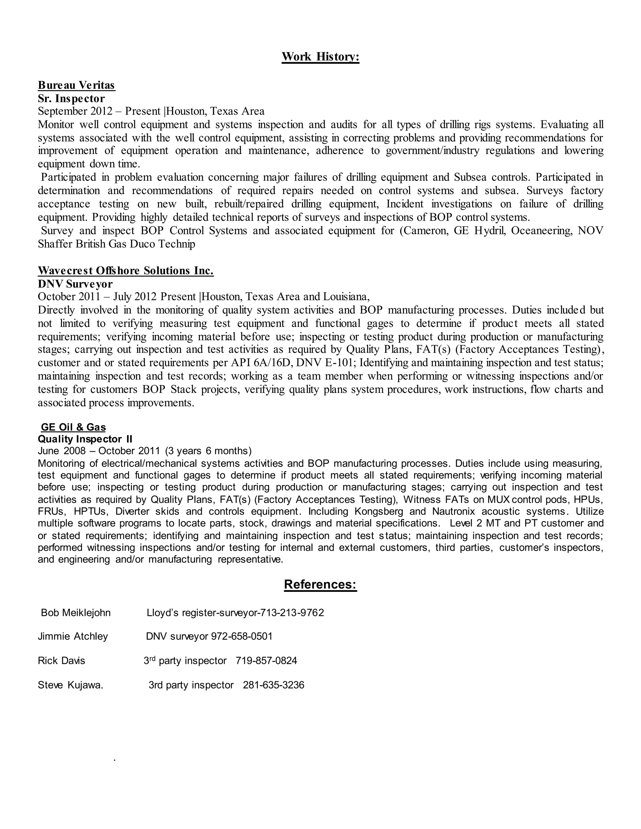 Barry Crowley CV April 15 | DOCX