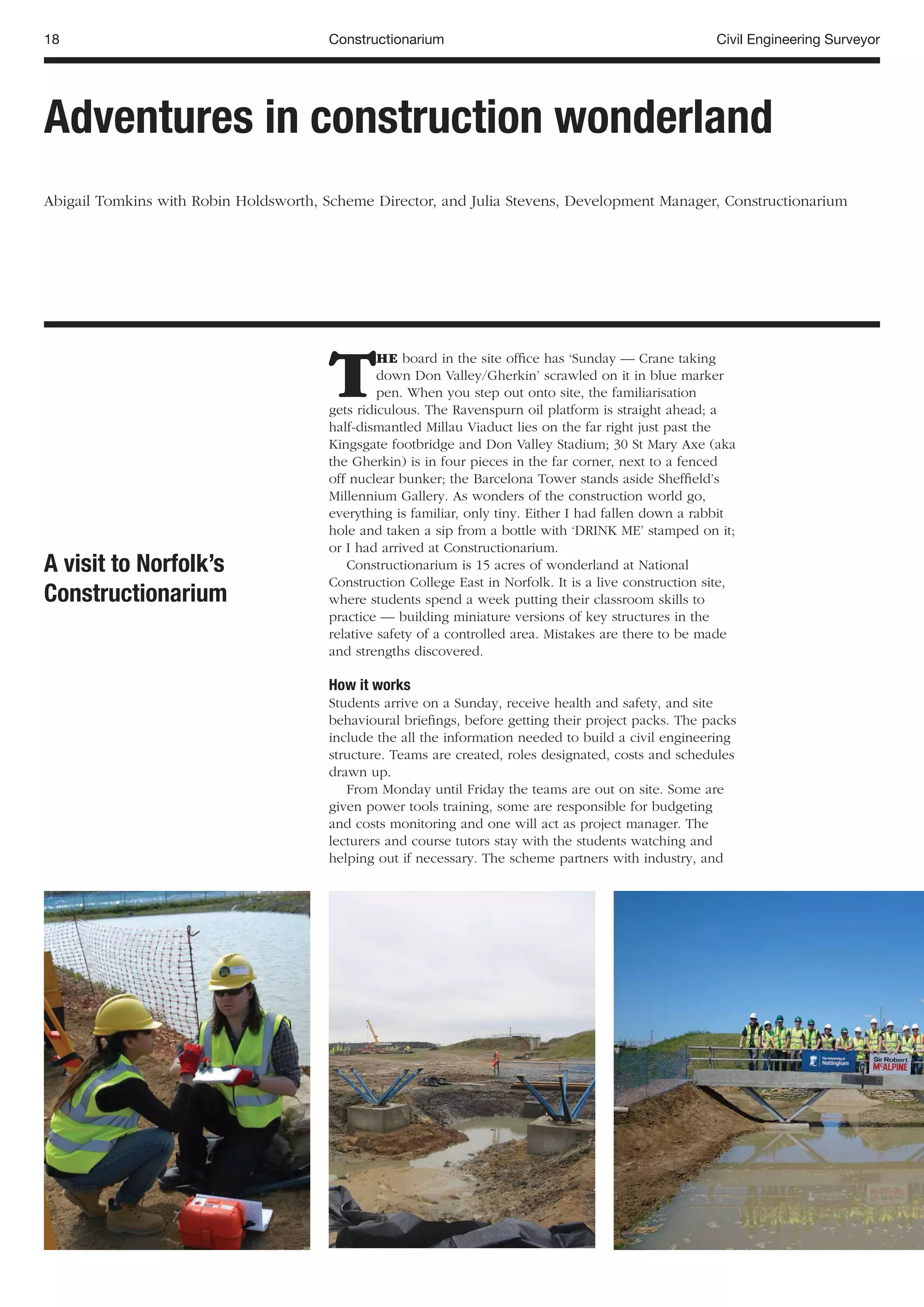 CICES Constructionarium 1505 | PDF | Professional School | Postgraduate ...