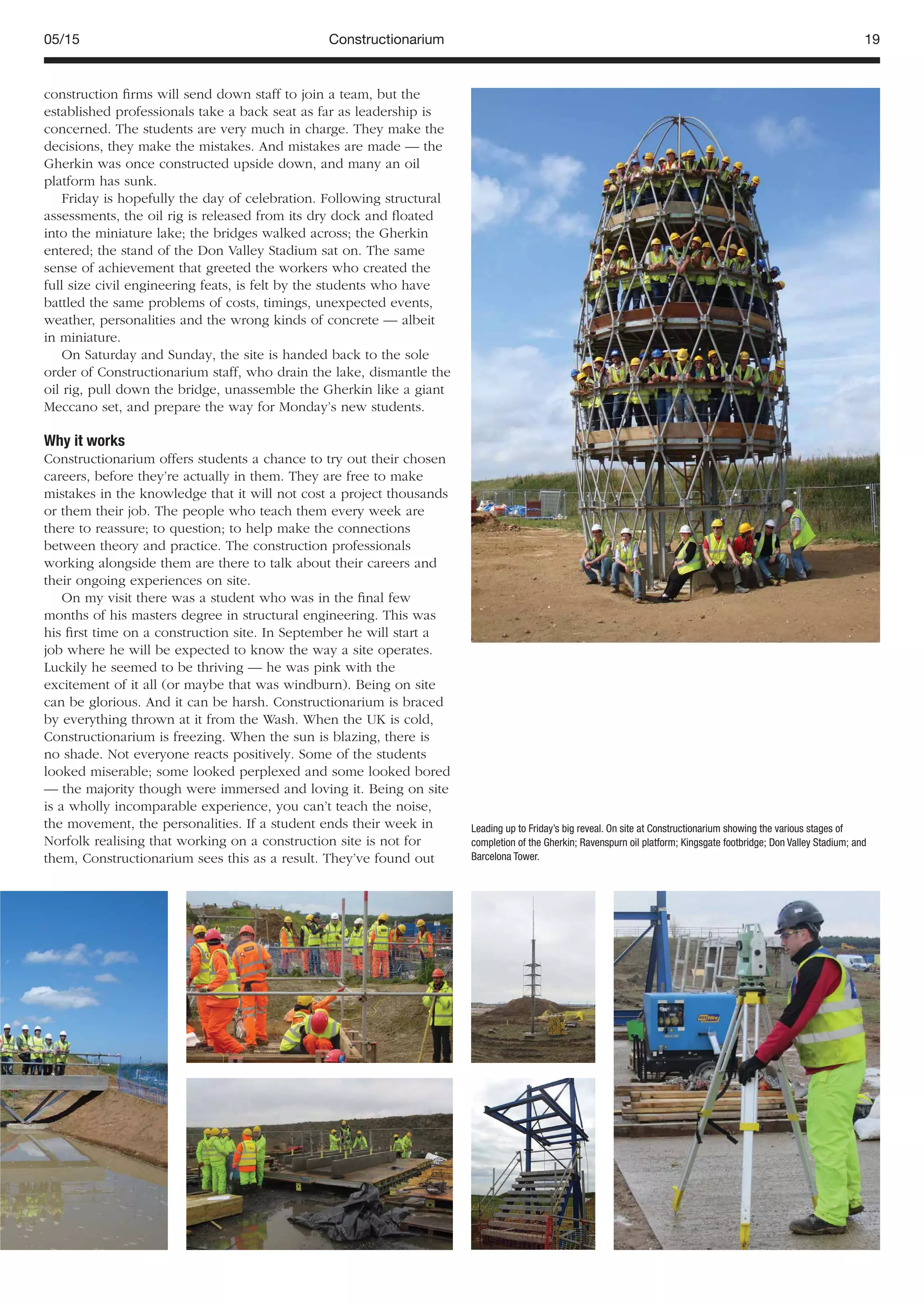 CICES Constructionarium 1505 | PDF | Professional School | Postgraduate ...