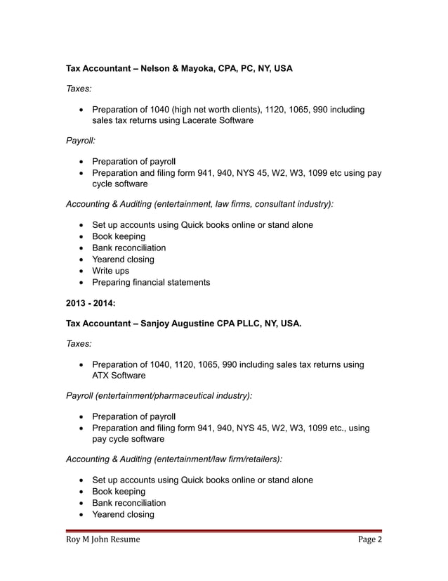 Roy Resume | PDF