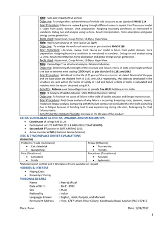 Neeraj Mittal CV at IKSC | PDF