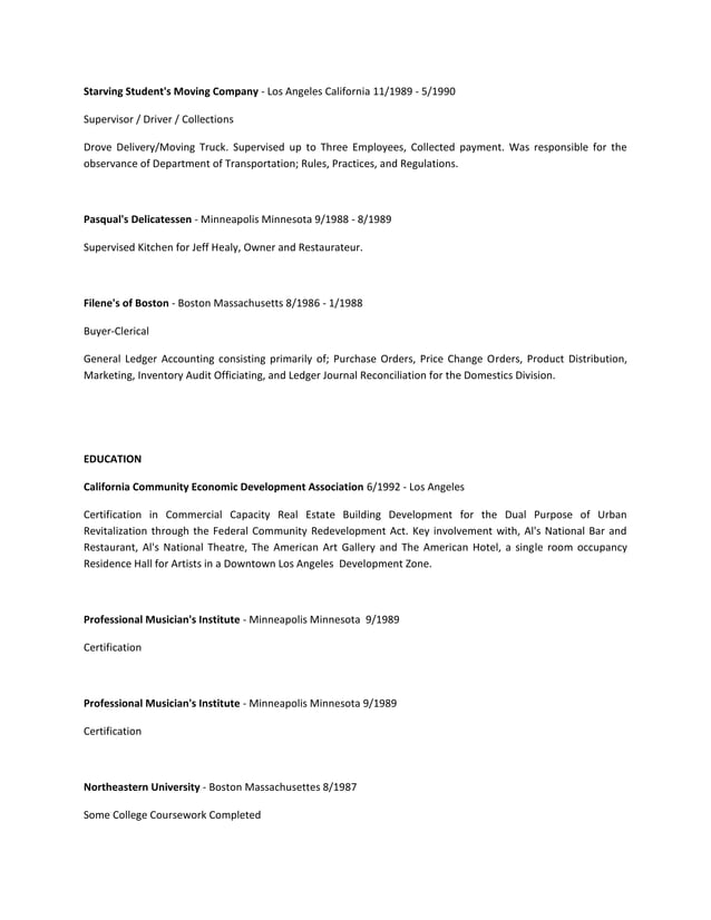 distinctive resume for stuart otis anderson | PDF