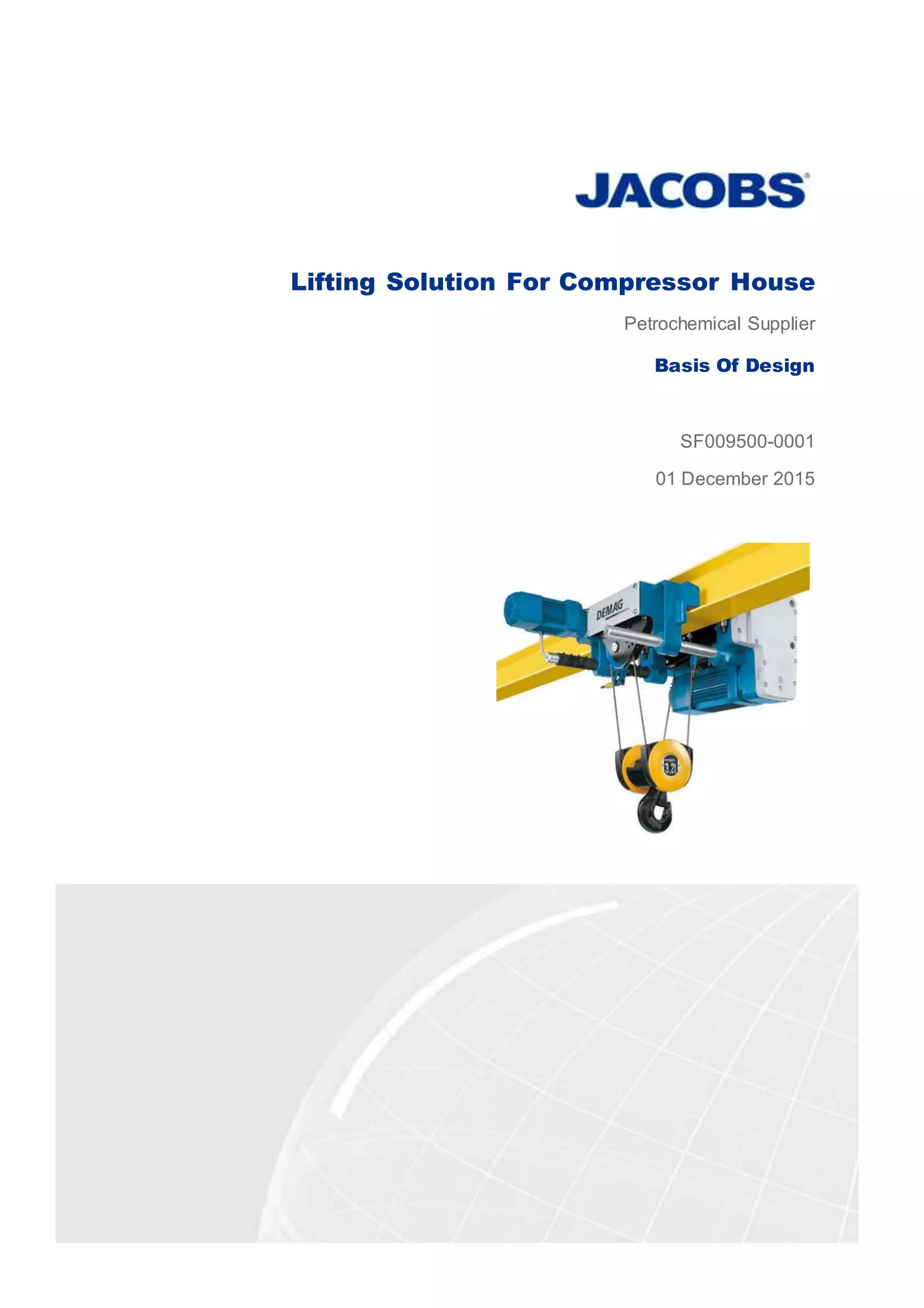 Lifting Solution For Compressor House | DOCX