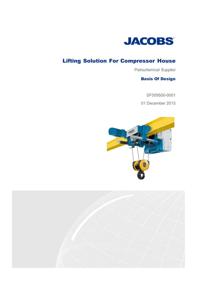Lifting Solution For Compressor House | PDF
